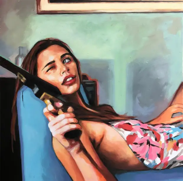 Peintures à l'huile : les oeuvres sensuelles de Thomas Saliot