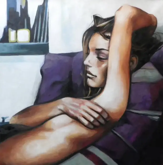 Peintures à l'huile : les oeuvres sensuelles de Thomas Saliot