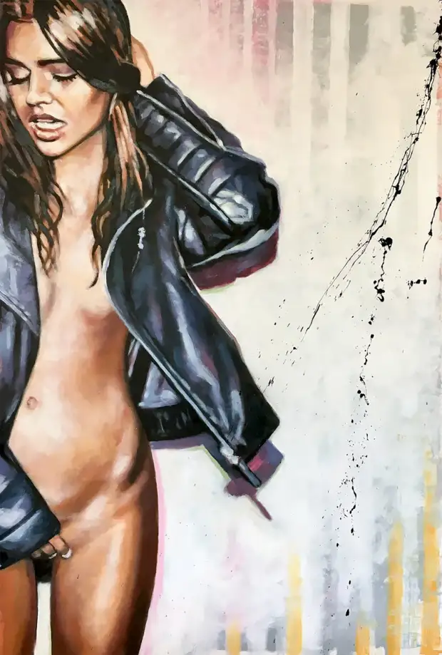 Oil paintings: sensual works by Thomas Saliot