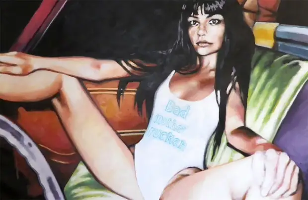 Pinturas ao óleo: as obras sensuais de Thomas Saliot