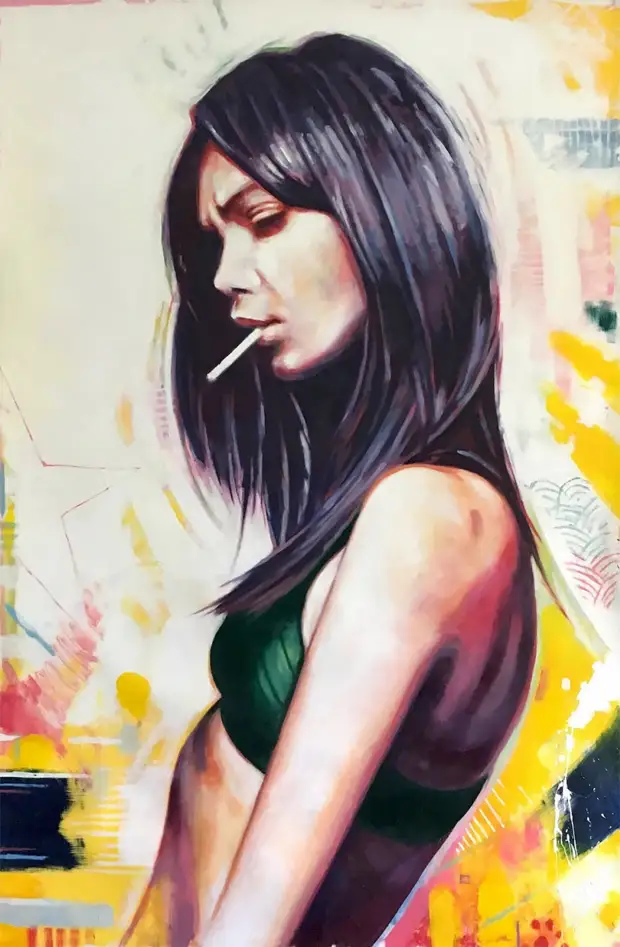 Pintures a l’oli: les obres sensuals de Thomas Saliot