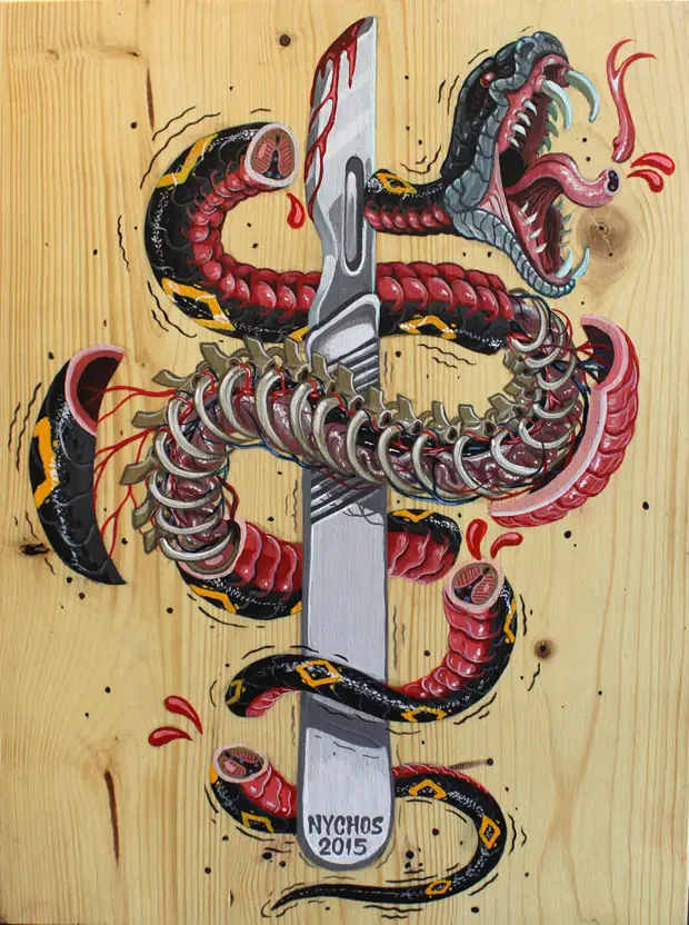 Nychos Nychos ielu māksla, grafiti