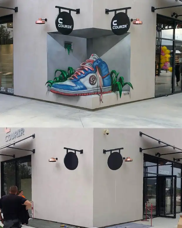 Französischer Streetart-Künstler erstellt realistische 3D-Objekte