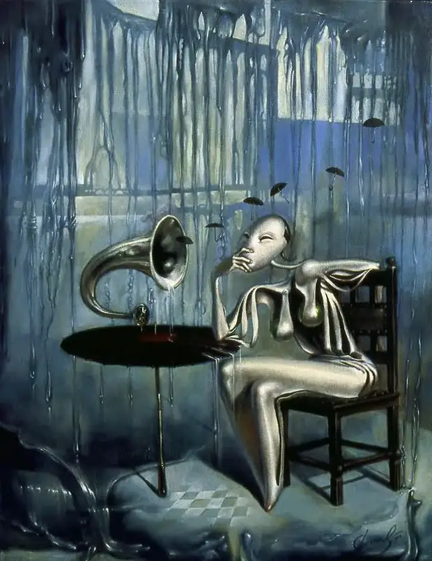 Mikhail Khokhlachev surrealistiese kunstenaar van Rusland, surrealiste, kunstenaars