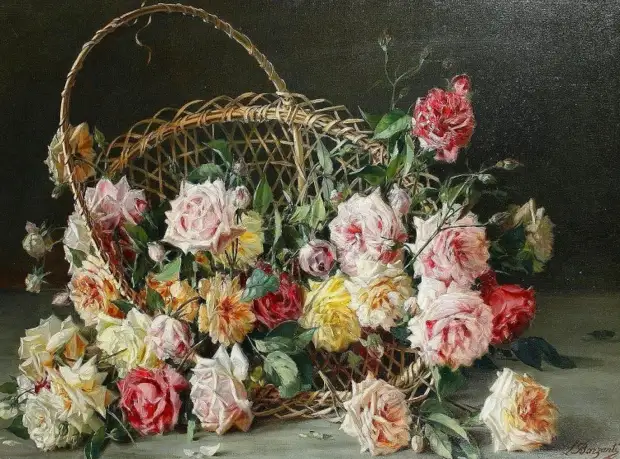 Artista Otto Diderich Ottesen (1816-1892). Retratos líricos de flores