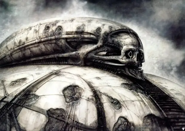 Giger Hans Rudolph. Artis Swiss Giger, posting panjang, foto, artis, alien