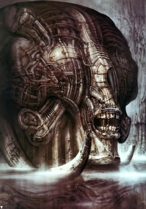 Giger Hans Rudolph. Giger artista suitzarra, mezu luzea, argazkia, artista, arrotza