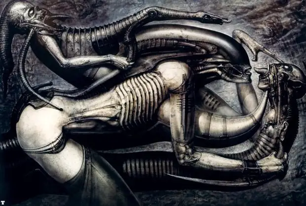 Giger Hans Rudolph. Artist elvețian Giger, post lung, fotografie, artist, extraterestru