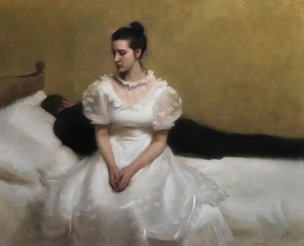 Artist Nick Alm. Painting and the inner world of a person