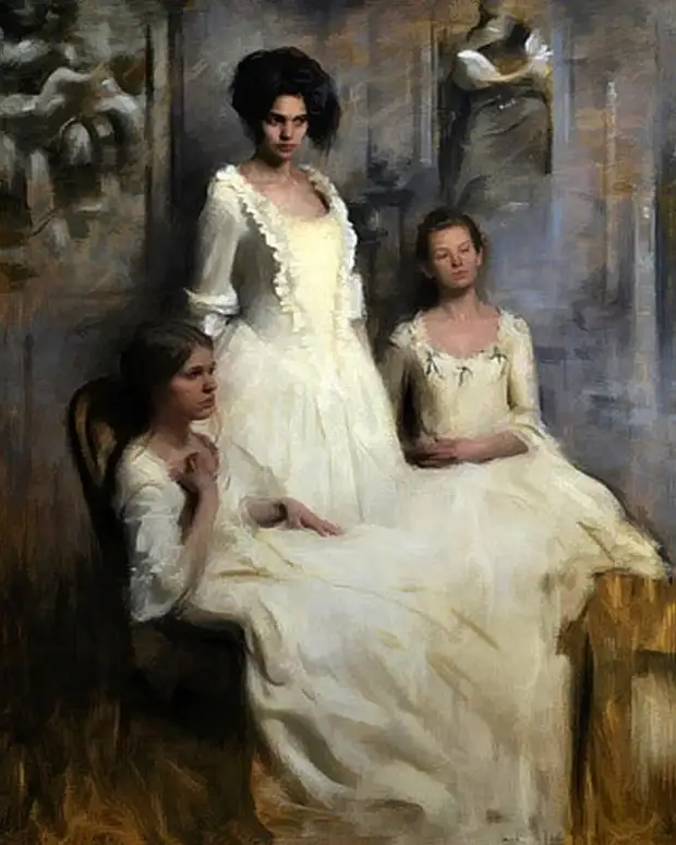 Artist Nick Alm. Painting and the inner world of a person