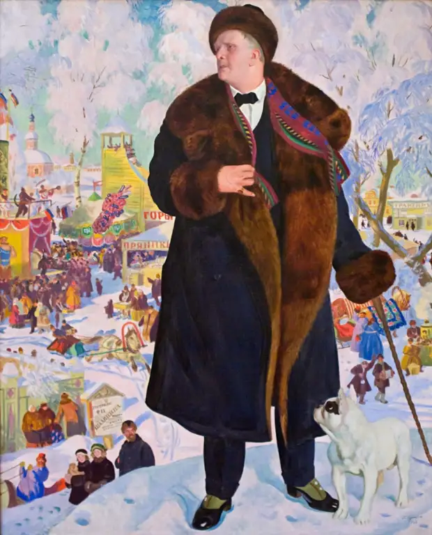 Boris Kustodiev lan lukisane