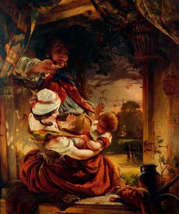 Artist Daniel MacLise (Maclees).