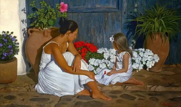 Pictorul realist spaniol Gabriel Picart ...