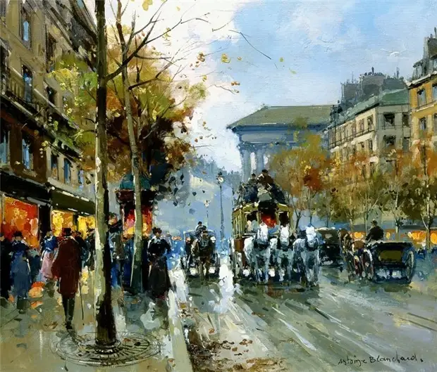 In the quiet streets of my memories Antoine Blanchard