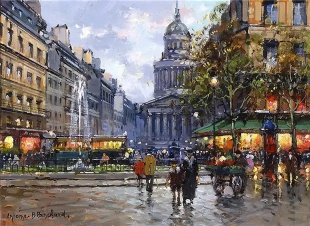 In the quiet streets of my memories Antoine Blanchard