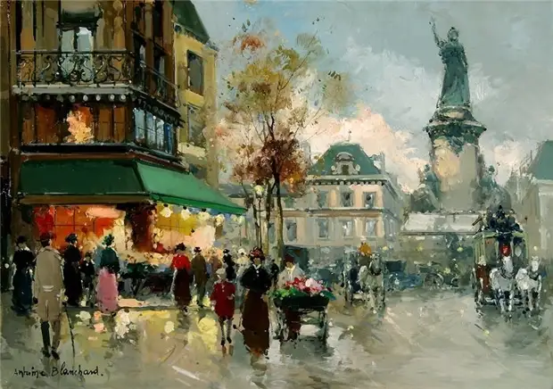 In the quiet streets of my memories Antoine Blanchard