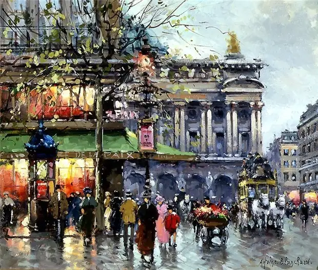 In the quiet streets of my memories Antoine Blanchard