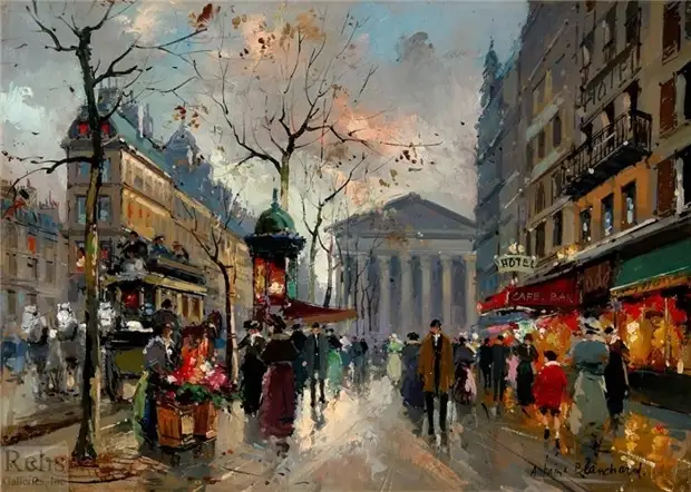 Di jalan-jalan yang sunyi dalam ingatan saya Antoine Blanchard