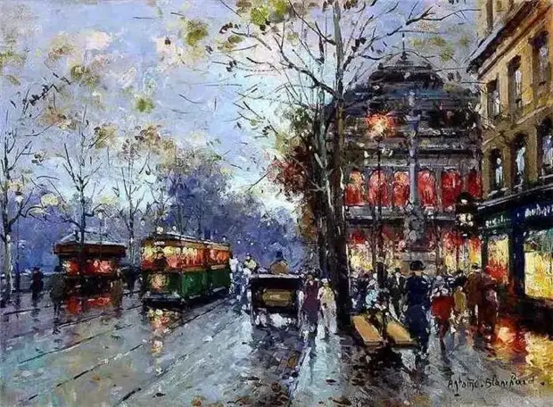 In the quiet streets of my memories Antoine Blanchard