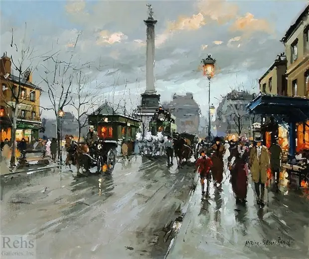 In the quiet streets of my memories Antoine Blanchard