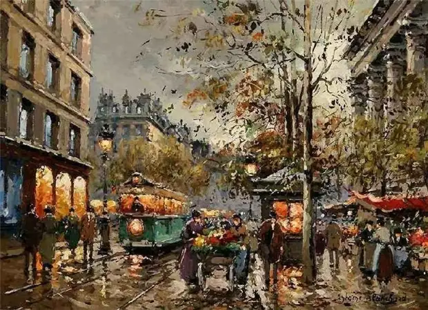 In the quiet streets of my memories Antoine Blanchard