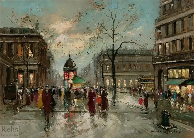 In the quiet streets of my memories Antoine Blanchard