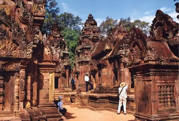 Ναός Banteay Srei: The Citadel of the Woman. Καμπότζη.