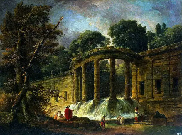 FRENCH LANDSCAPE ARTIST HUBERT ROBERT ..