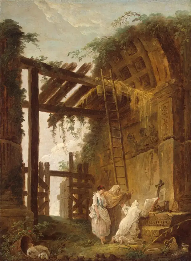 FRENCH LANDSCAPE ARTIST HUBERT ROBERT ..