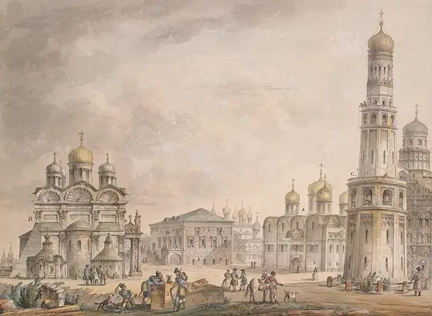 Kremlin Moskow Bagian 5: Katedral Malaikat Suci Michael (Katedral Malaikat Agung) ..