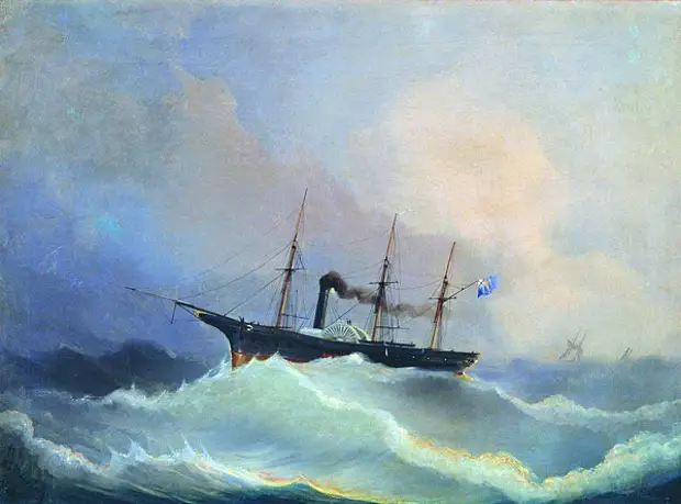 12-rab phom chav frigate Kamchatka. 1848