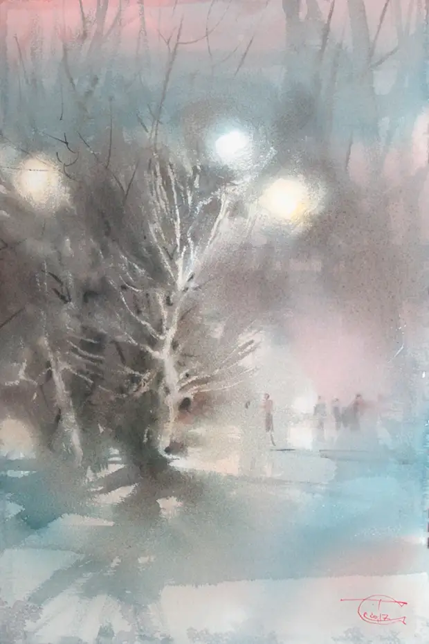 Aquarelliste de Saint-Pétersbourg - Sergey Temerev