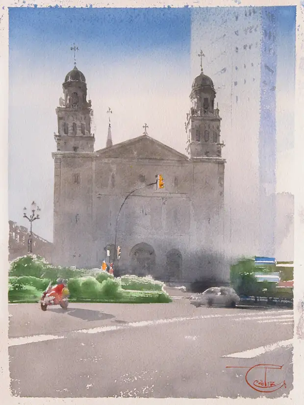 Petersburger Aquarellist - Sergey Temerev