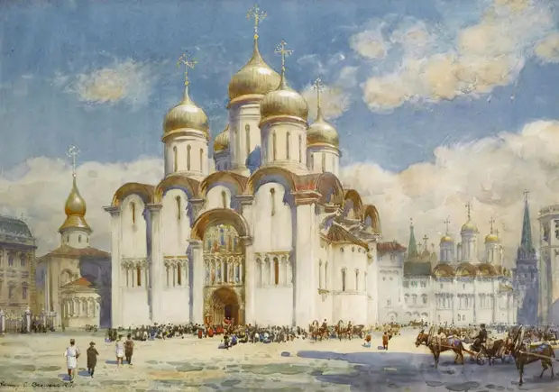 Moscow Kremlin. Bahagi 2. Assuming Cathedral ...