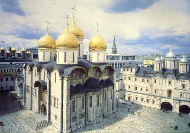 Moscow Kremlin. Rhan 2. Eglwys Gadeiriol Rhagdybiaeth ...