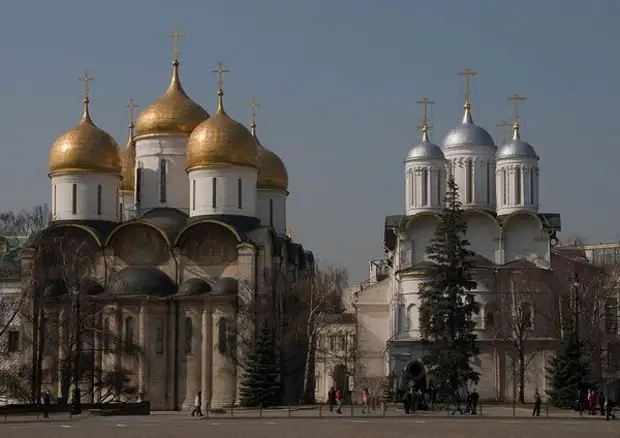 Moscow Kremlin. Rhan 2. Eglwys Gadeiriol Rhagdybiaeth ...