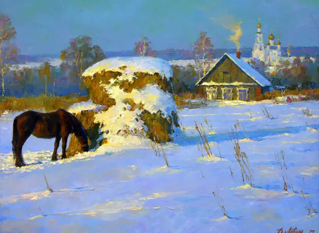 Meravigliosi paesaggi invernali di Dmitry Levin