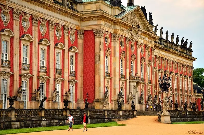 Sanssouci פּאַלאַס. Potsdam. דייטשלאנד ...