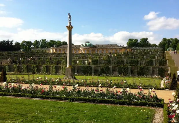 Qesra Sanssouci. Potsdam. Almanya...