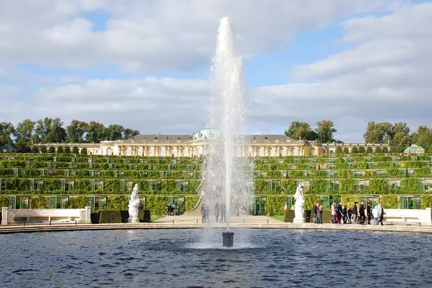 Sanssouci פּאַלאַס. Potsdam. דייטשלאנד ...