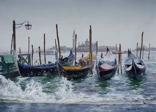 Venise à l'aquarelle