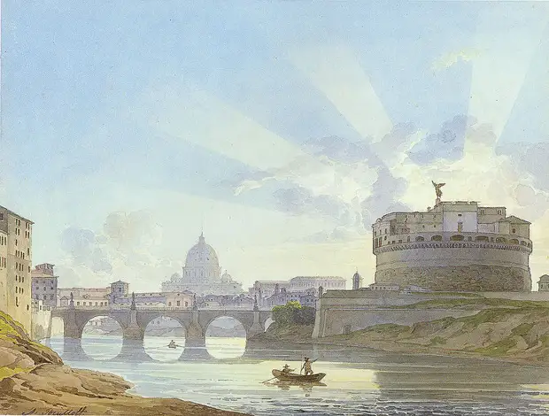 Fil: Alexander Brullov - Castel Sant'Angelo in Rome.jpg