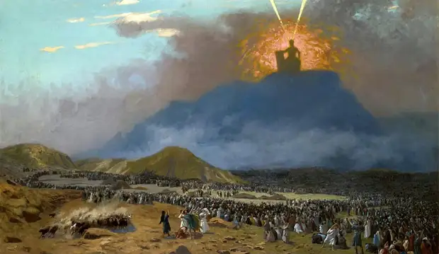 3-2 Moses på berget Sinai (700x406, 314Kb)