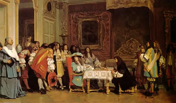 6 Louis XIV och Moliere (700x409, 358Kb)