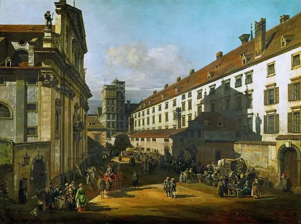 Músaem Kunsthistorisches - Bernardo Bellotto - Eaglais Dhoiminiceach i Vín