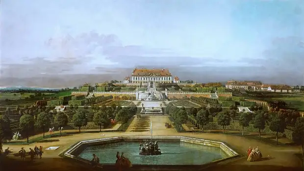 Muzium Kunsthistorisches - Bernardo Bellotto - Schlosshof