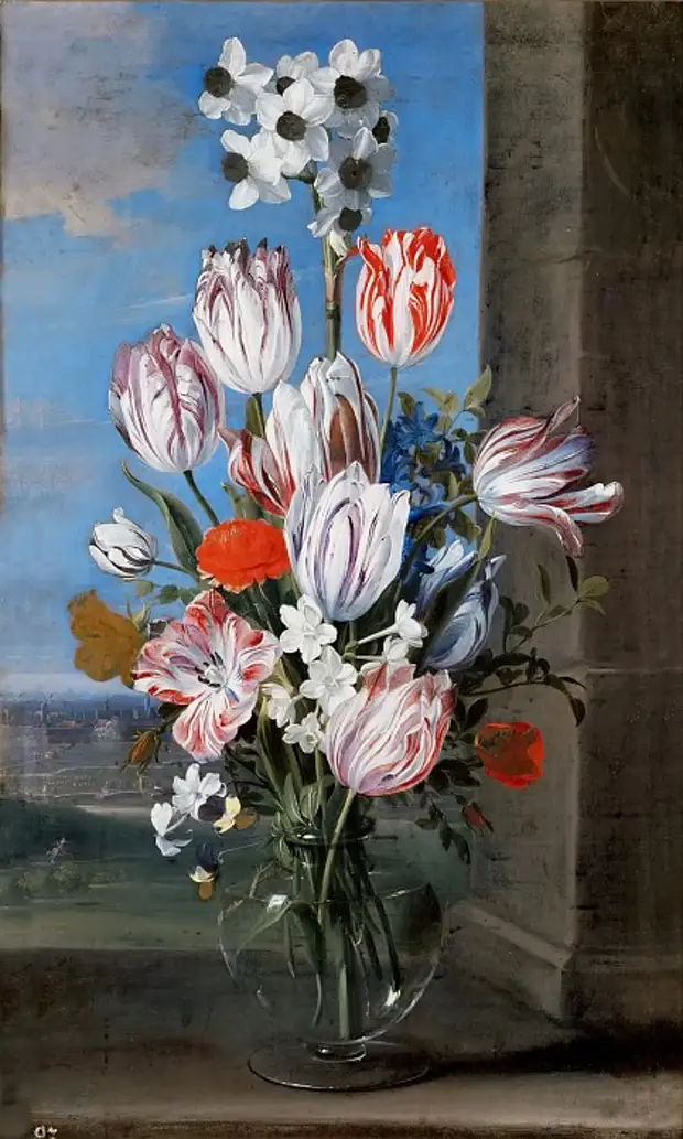 Kunsthistorisches Museum - Ambrosius Bosschaert II - Kinabuhi pa sa Tulip