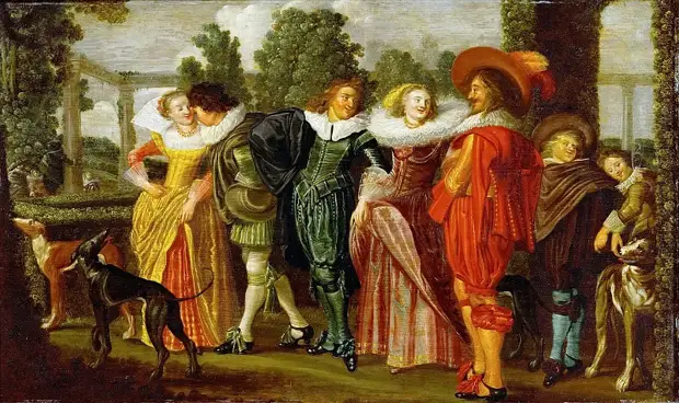 Kunsthistorisches Museum - Dirk Hals - Walk in the Garden