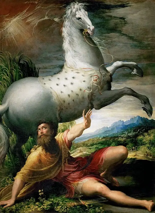 Museyo sa Kasaysayan sa Art - Parmigianino - Pagkakabig ni Apostol Pablo