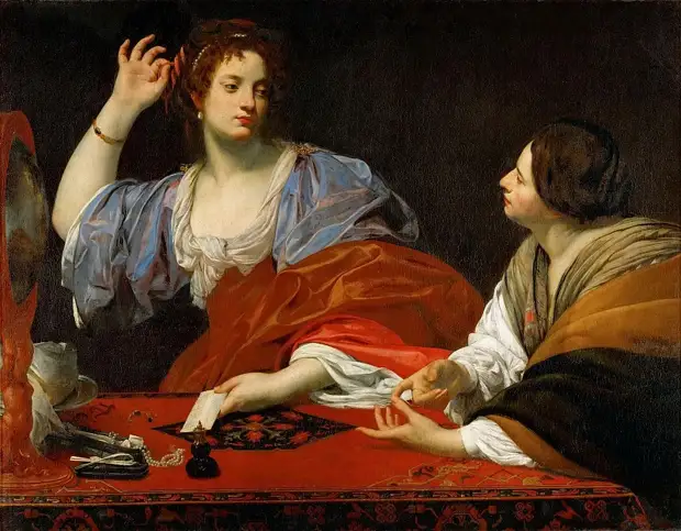 موزه Kunsthistorisches - Simon Vouet - Martha and Maria